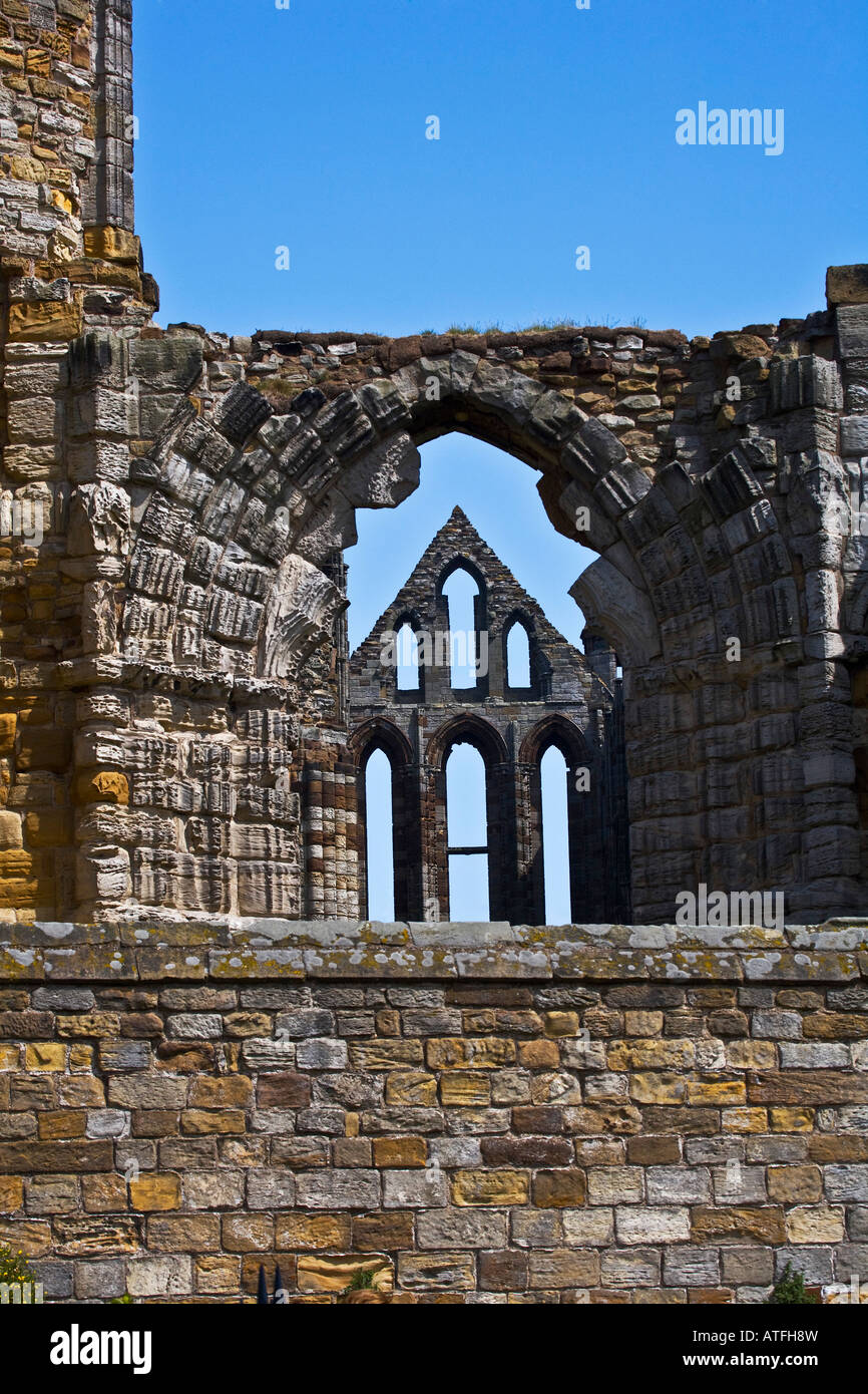 Whitby Abbey ruins North Yorkshire Stock Photo - Alamy