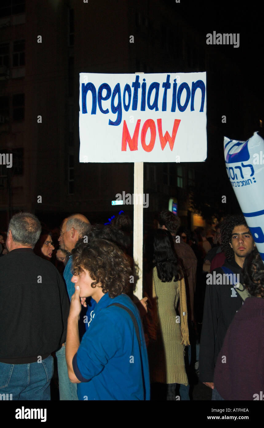 Peace Rally demonstration Stock Photo - Alamy
