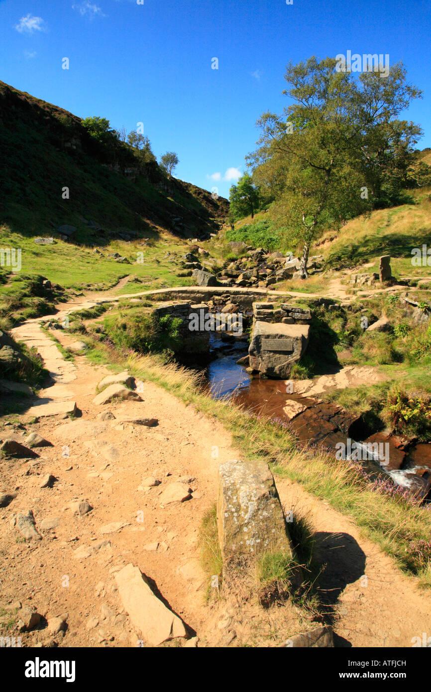 Bronte Bridge, Haworth Moor, Haworth, West Yorkshire, England, UK Stock ...