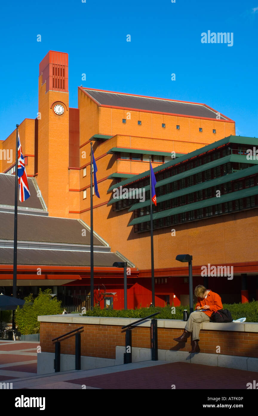 British Library exterior in Kings Cross London England UK Stock Photo ...