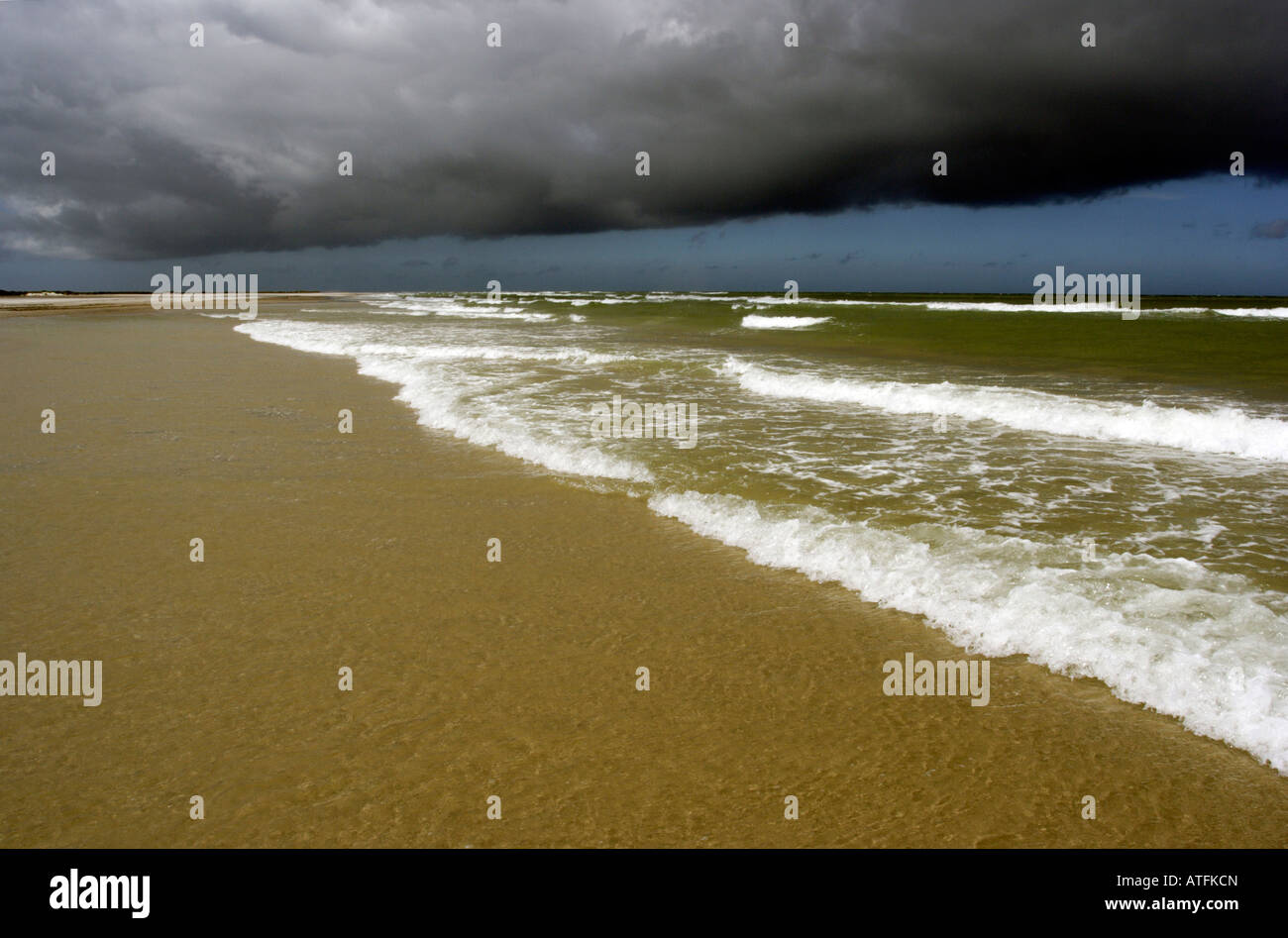 Dramatic clouds over the ocean Stock Photo - Alamy