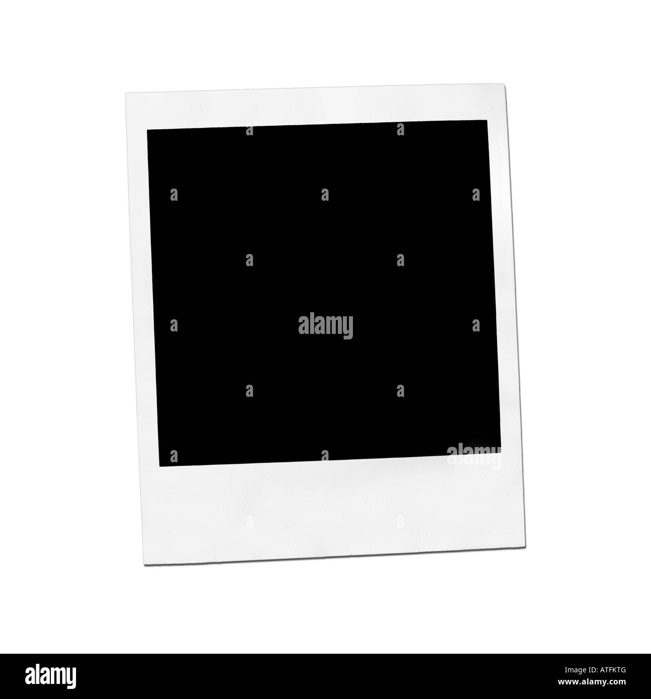 Picture of a Polaroids front Isolated on white Stock Photo - Alamy