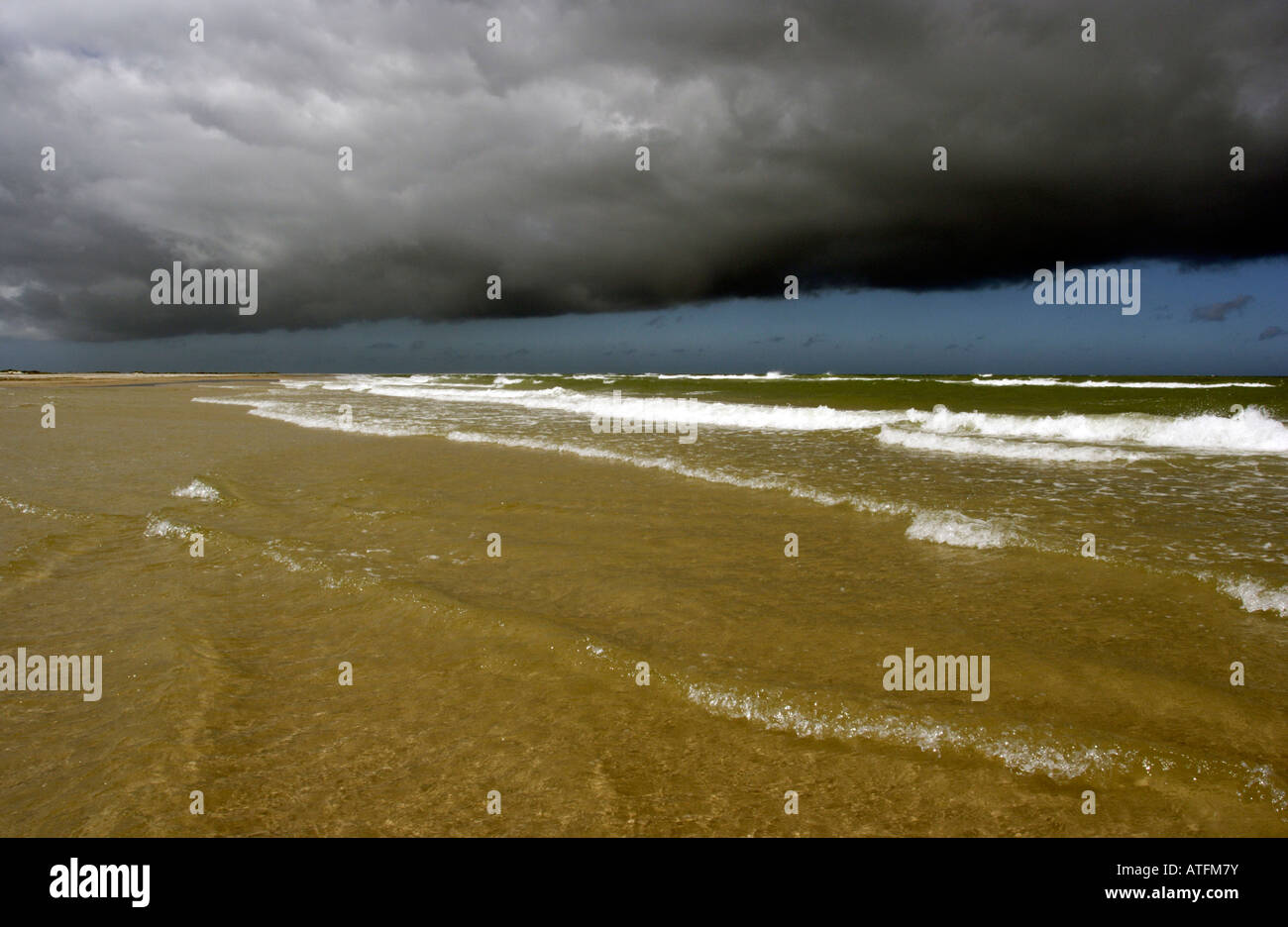 Dramatic clouds over the ocean Stock Photo - Alamy