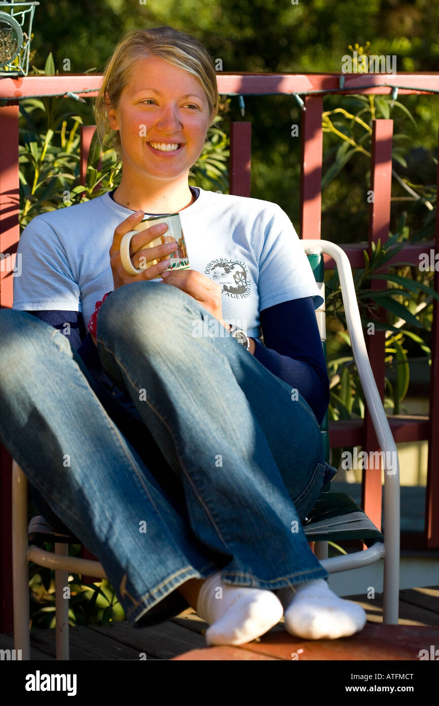 young girl drinking coffee Stock Photo - Alamy young girl drinking coffee Stock Photo - Alamy