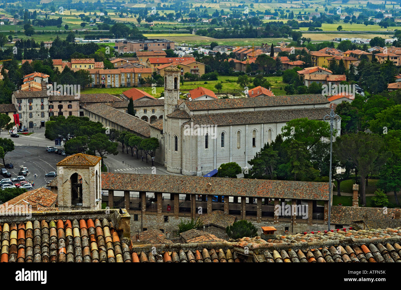 Gubbio Umbria Italy Stock Photo - Alamy