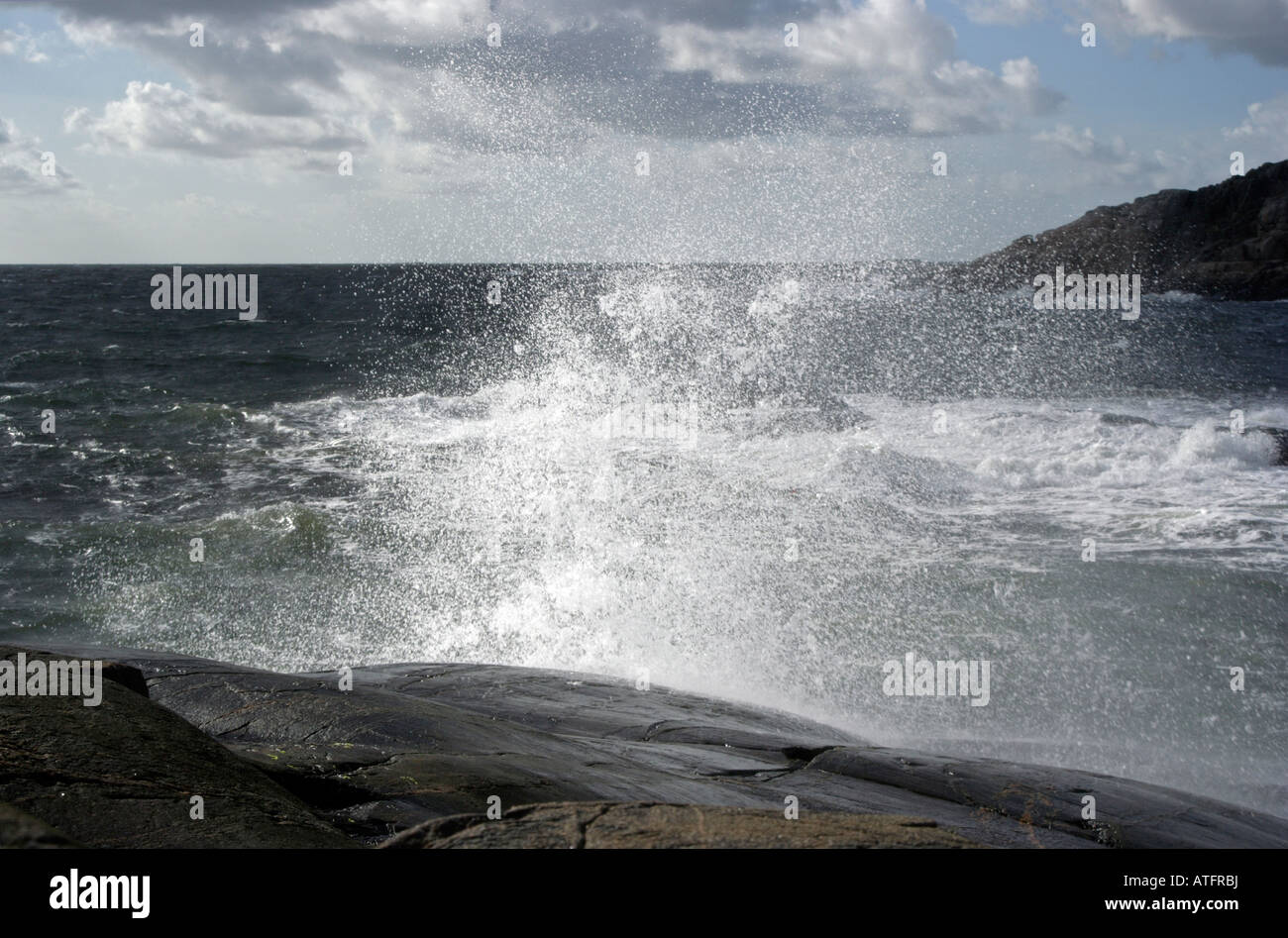 Gale over the sea Stock Photo - Alamy