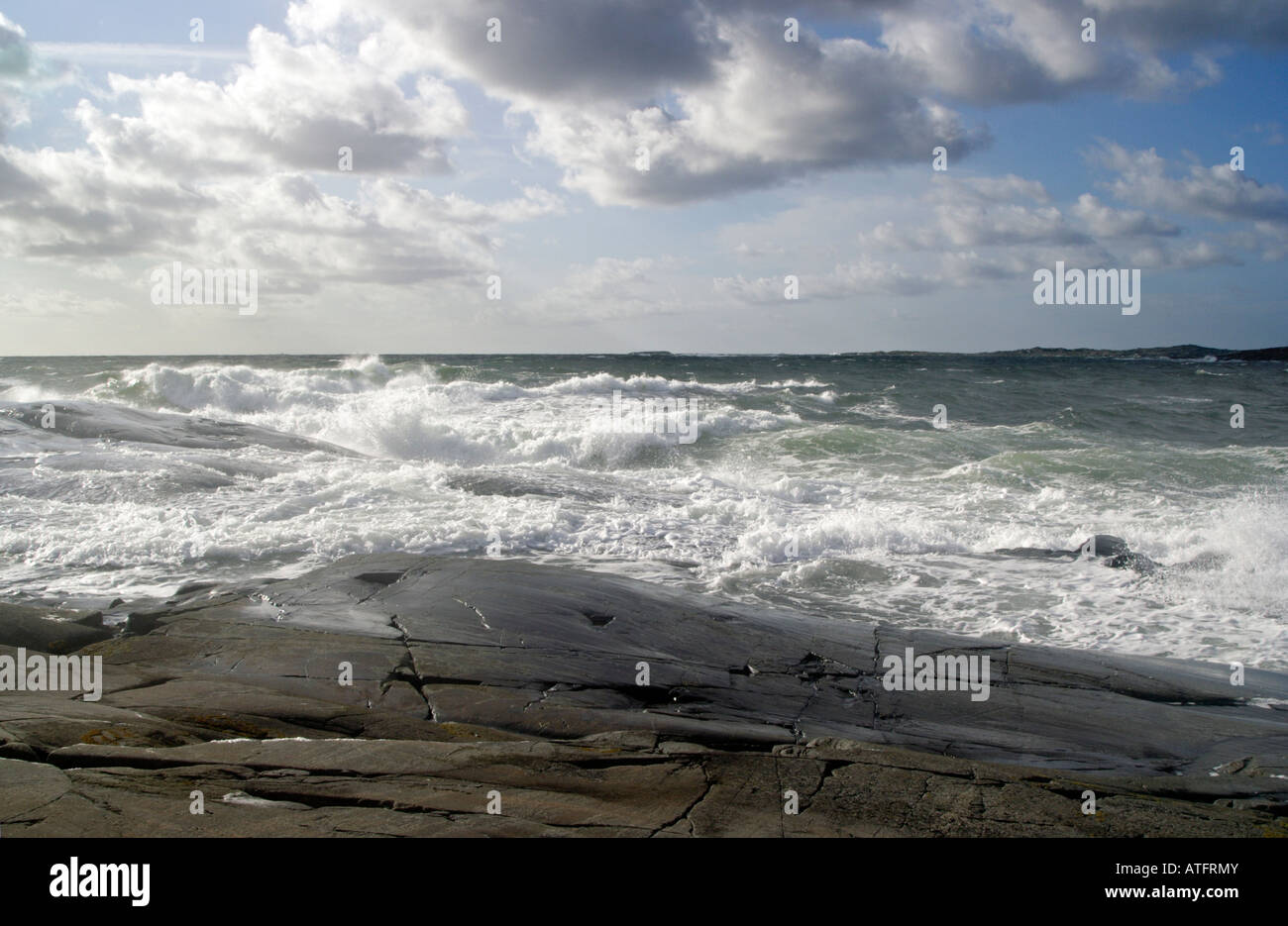 Gale over the sea Stock Photo - Alamy