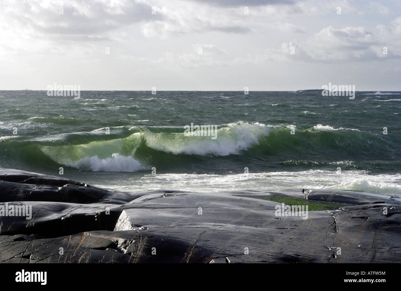 Gale over the sea Stock Photo - Alamy