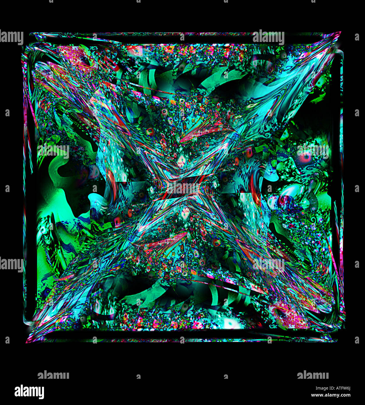 abstract maze of patterns and shapes Stock Photo - Alamy