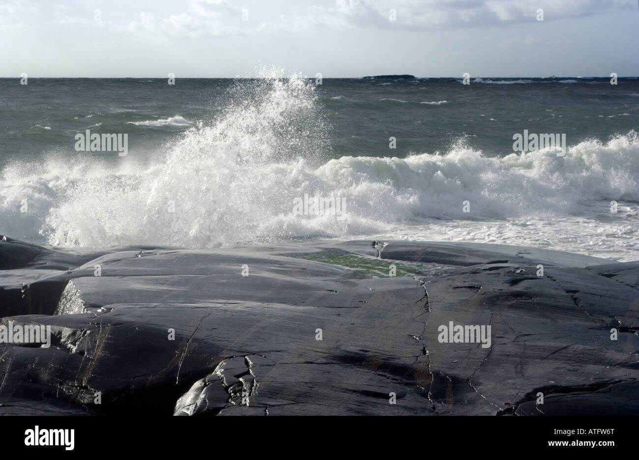 Gale over the sea Stock Photo - Alamy