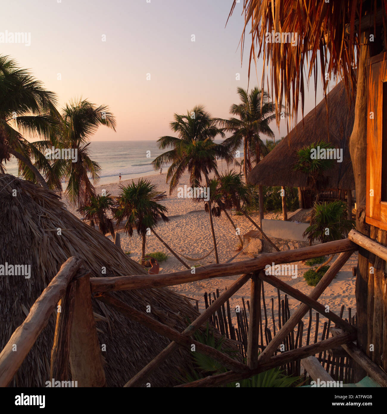 Beach hut tulum mexico hi-res stock photography and images - Alamy