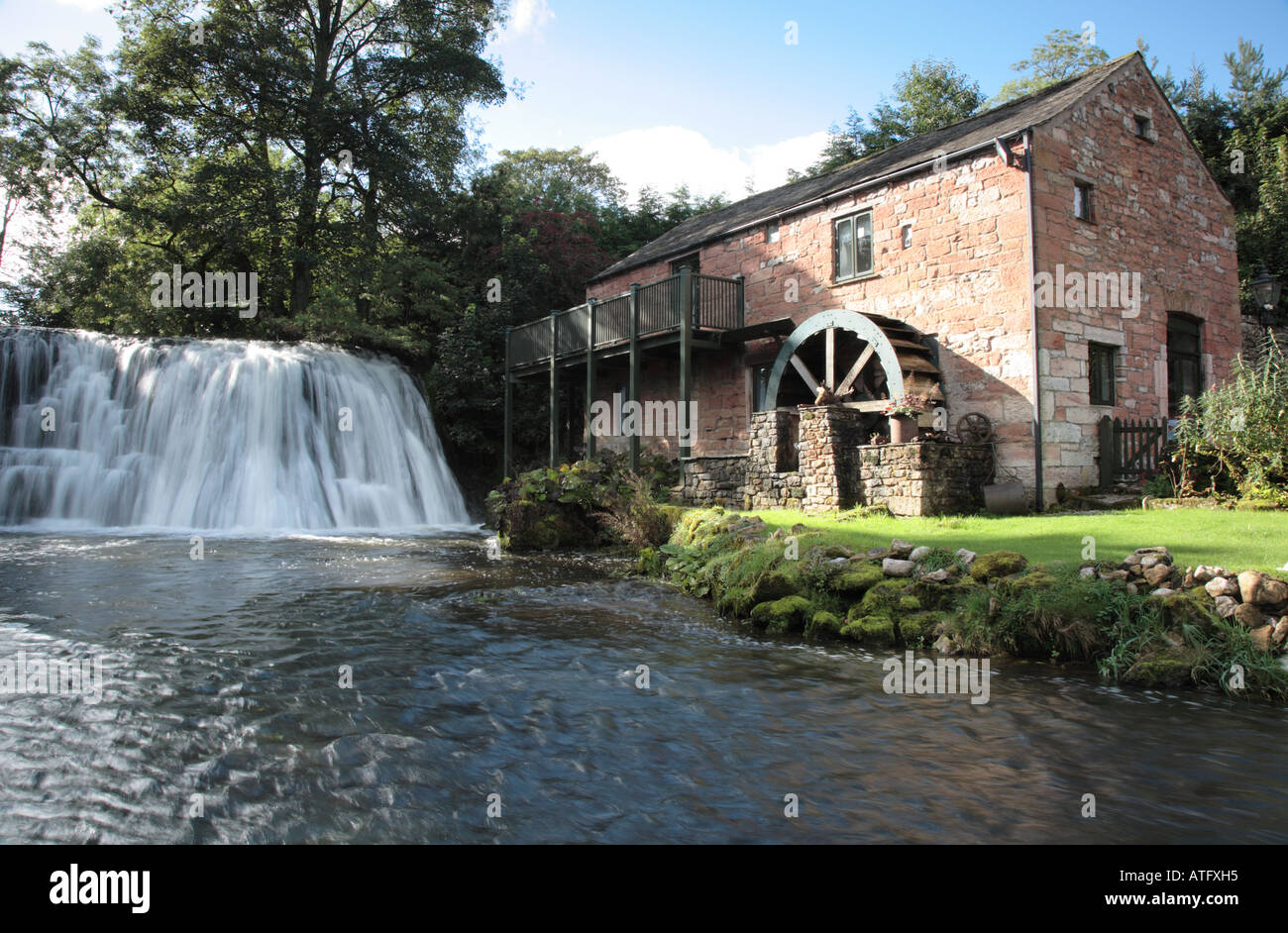 Rutter Falls, Appleby, Cumbria,watermill converted to domestic home ...