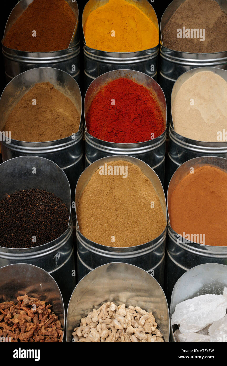 Morocco Marrakesh Spice Shop High Resolution Stock Photography and ...