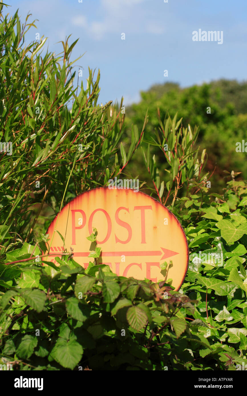 Old PO sign Stock Photo - Alamy