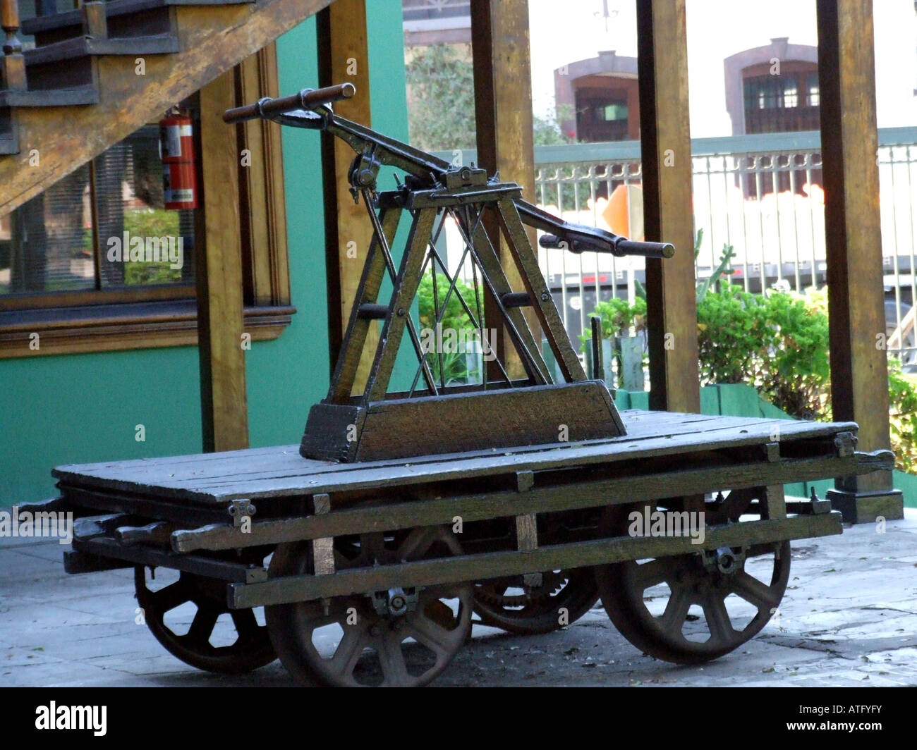 Push me-Pull me, Vintage maintenance railway vehicle Stock Photo - Alamy