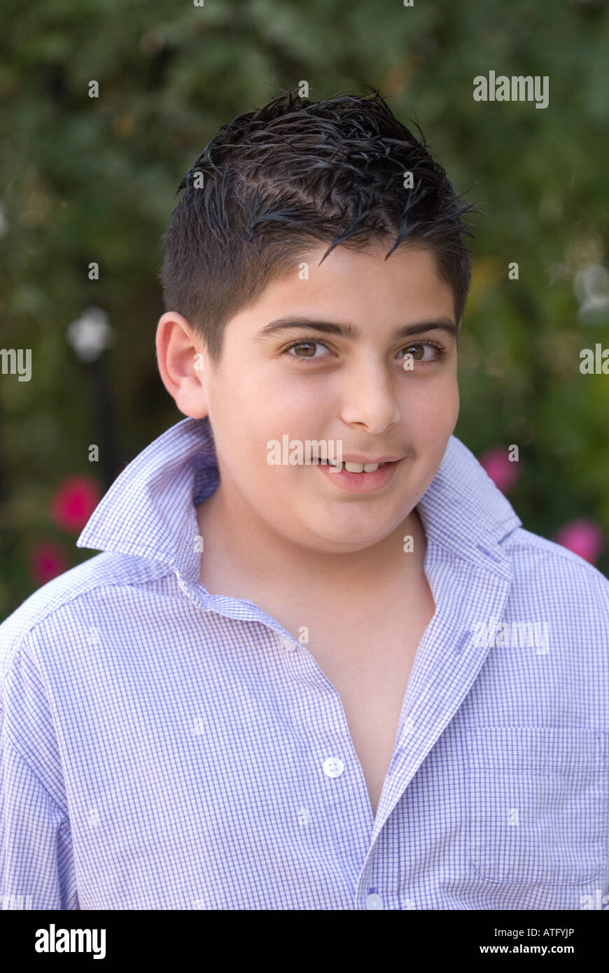 Portrait of a handsome young boy Stock Photo - Alamy