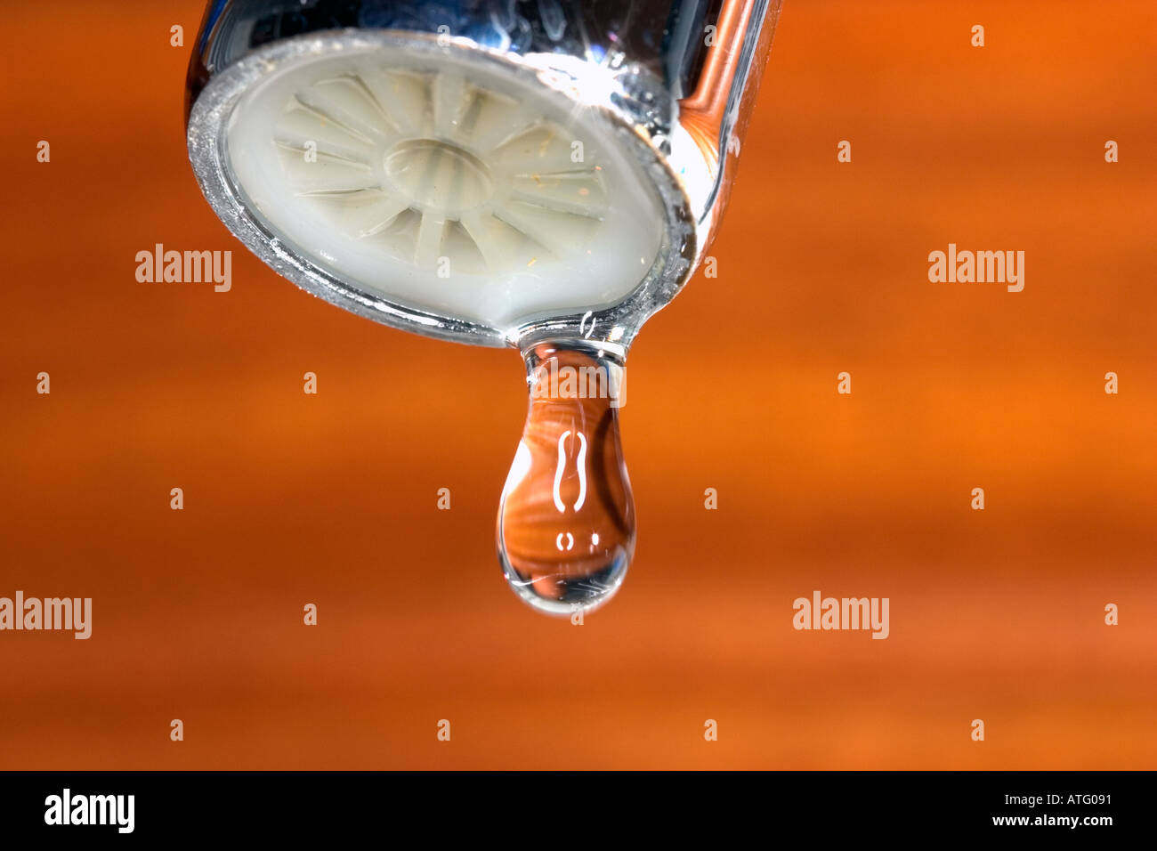 Water drop from tap hi-res stock photography and images - Alamy
