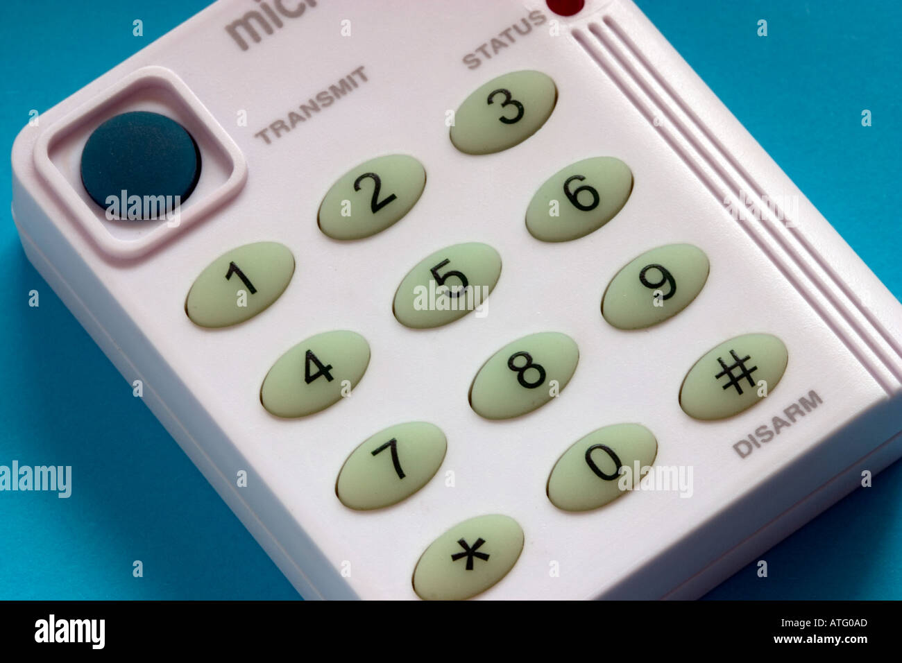 Remote house alarm keypad Stock Photo - Alamy