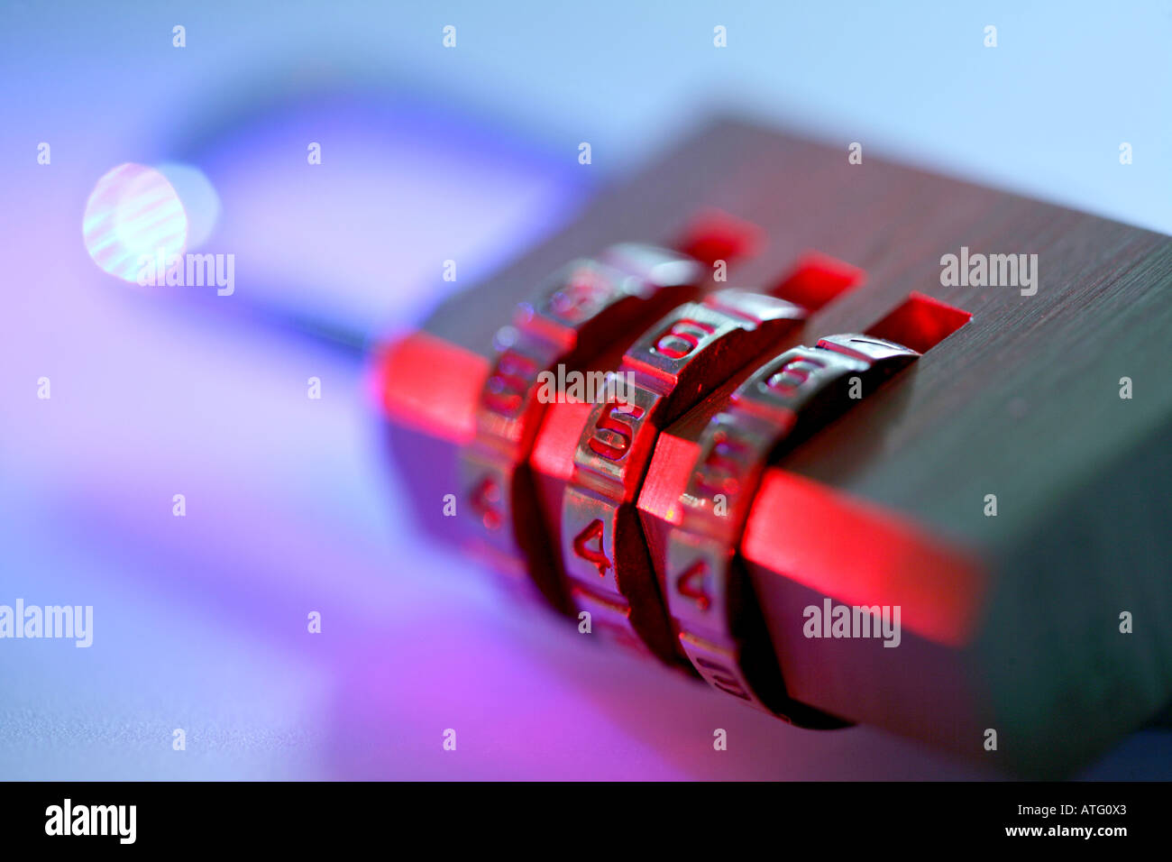 DEU, Germany : Combination lock Stock Photo - Alamy