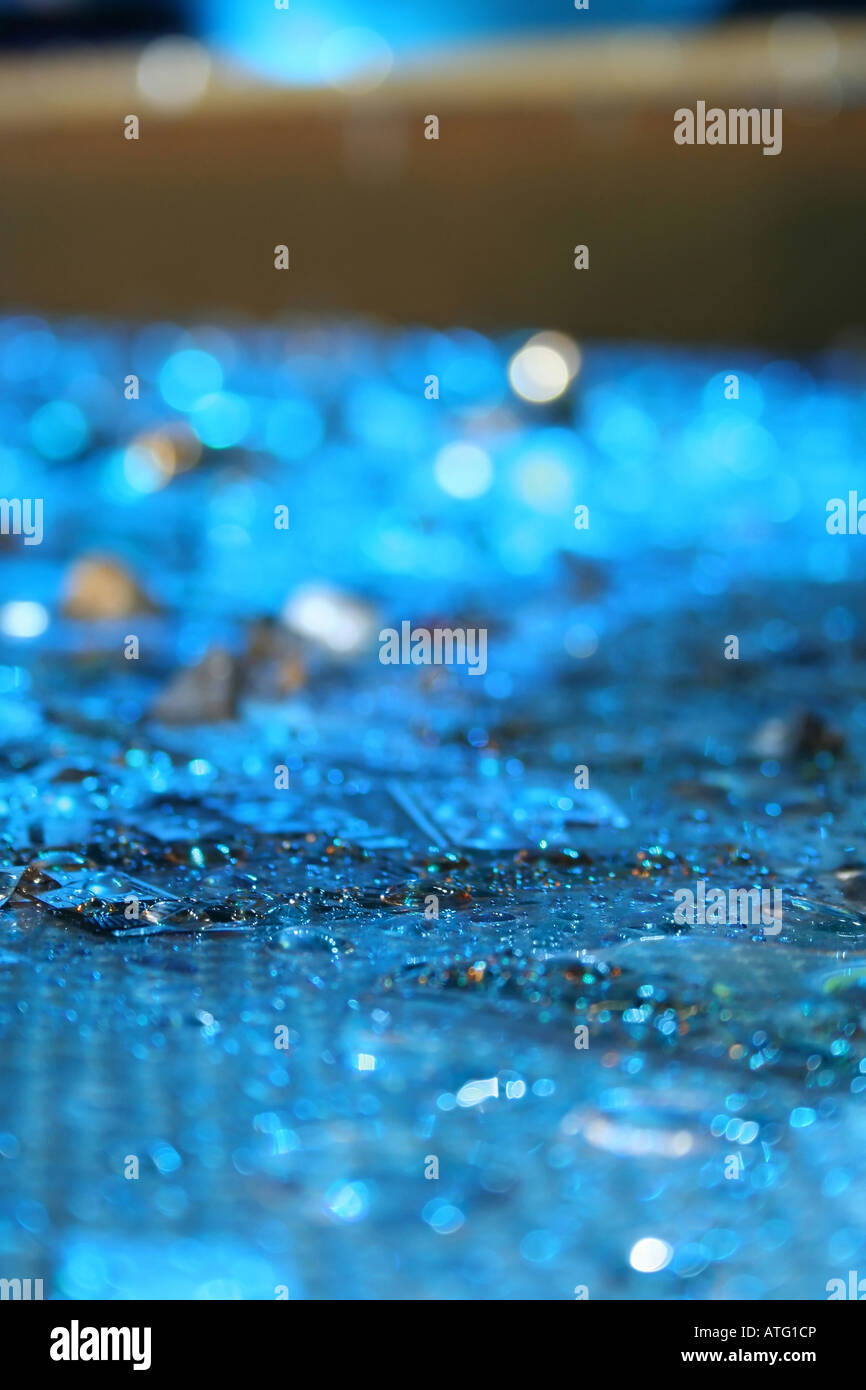 Confetti on the Stage with drops of shampaign On the show Stock Photo ...