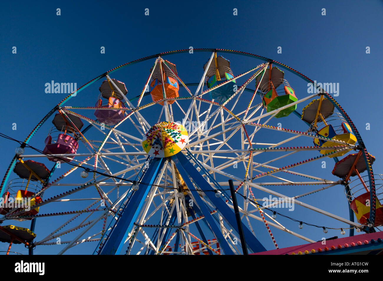 The Ferris Wheel Luna Park Fairground Scarborough Harbour North ...