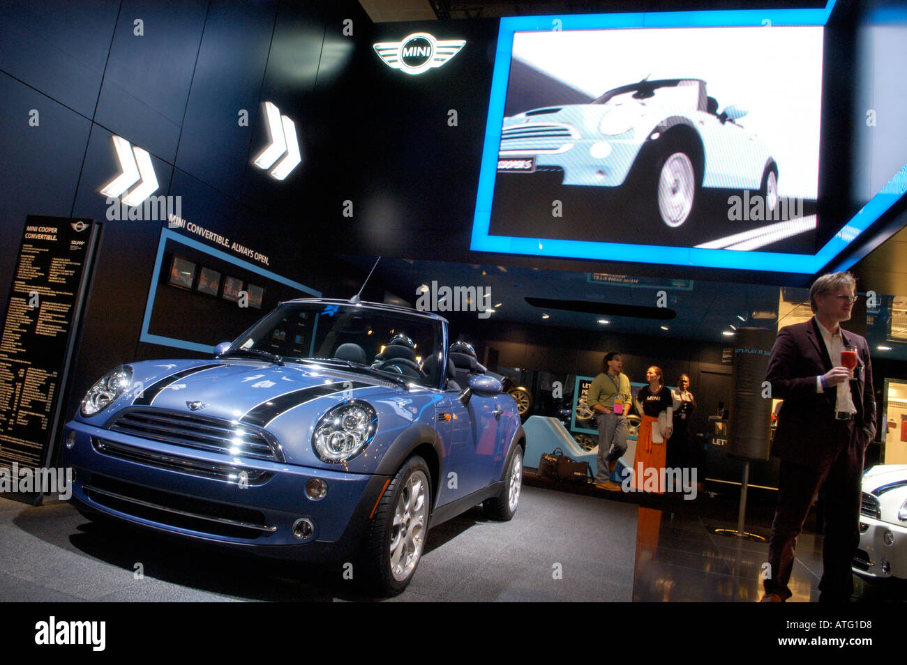 MINI Cooper Convertible display at the North American International ...
