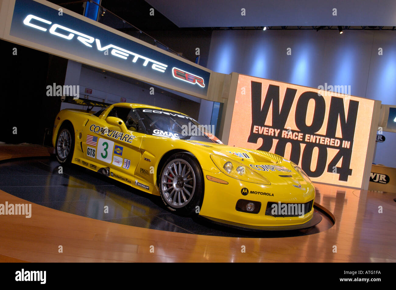 2005 Chevrolet Corvette C6 R racing car at the North American ...