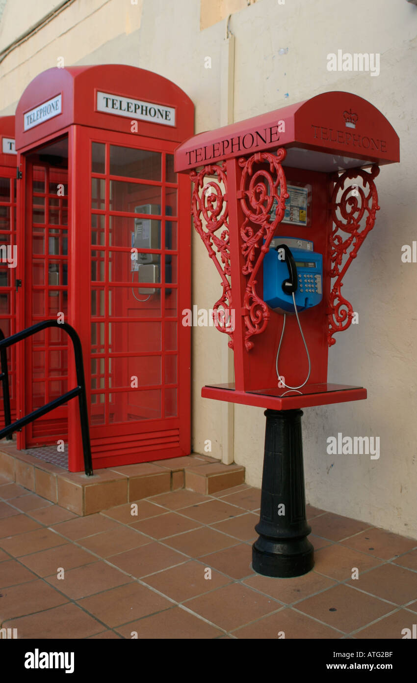 Phone boxes gibraltar hi-res stock photography and images - Alamy