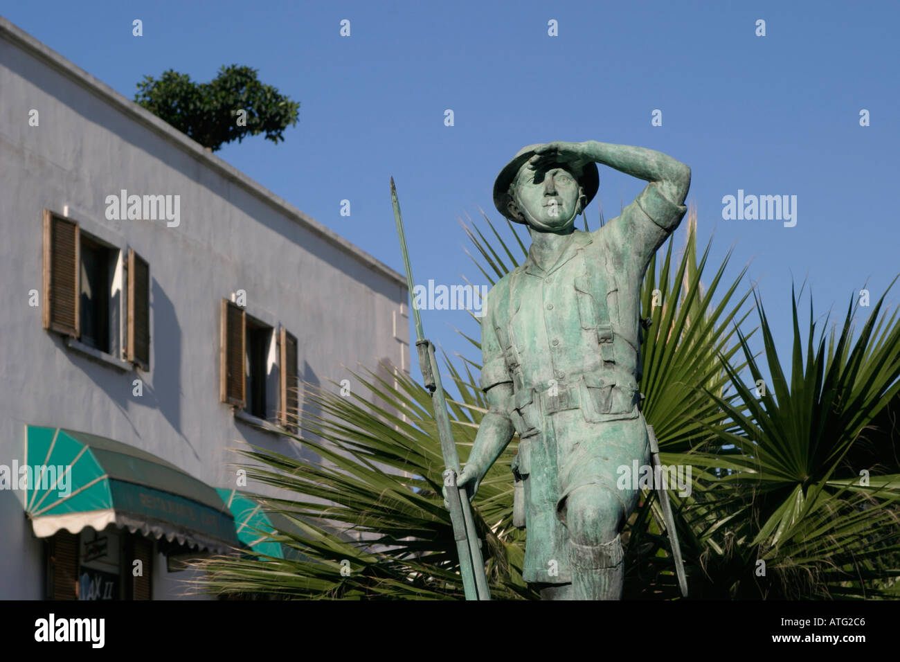 War Memorial dedicated to Gibraltar Defence Force and Gibraltar ...