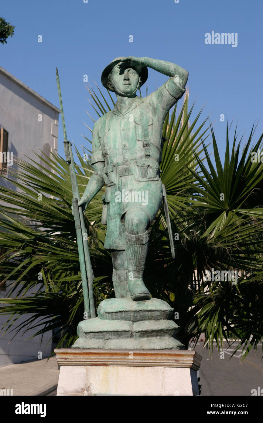 War Memorial dedicated to Gibraltar Defence Force and Gibraltar ...