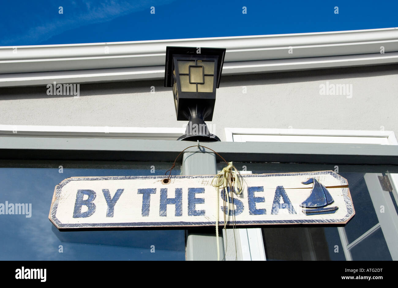 Oceanside decorative sign Stock Photo - Alamy