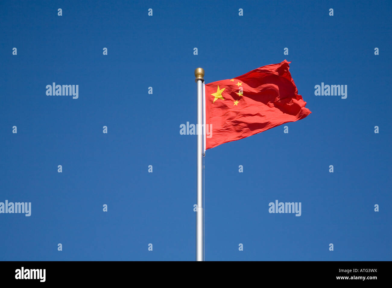 Beijing china flag hi-res stock photography and images - Alamy