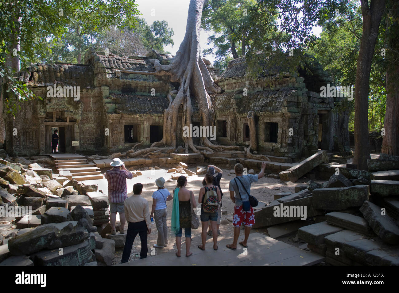 Tomb Raider Tree Ta Prohm Temple Angkor Cambodia Stock Photo - Alamy