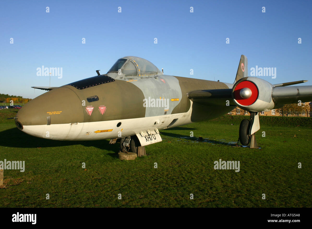 Canberra Bomber RAF Wyton Stock Photo - Alamy