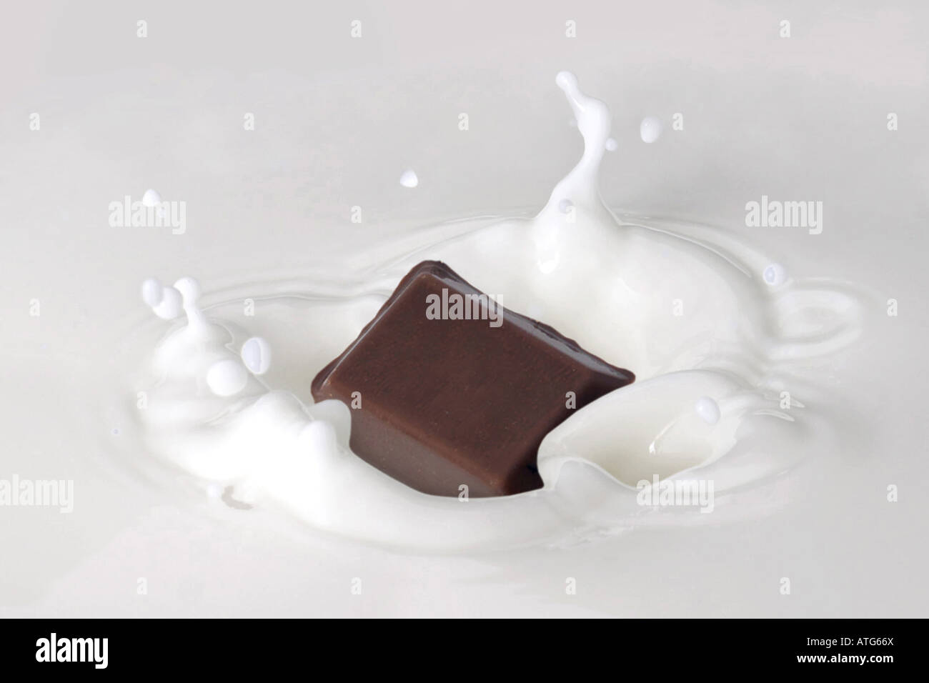 Glass of chocolate milk spill hi-res stock photography and images - Alamy