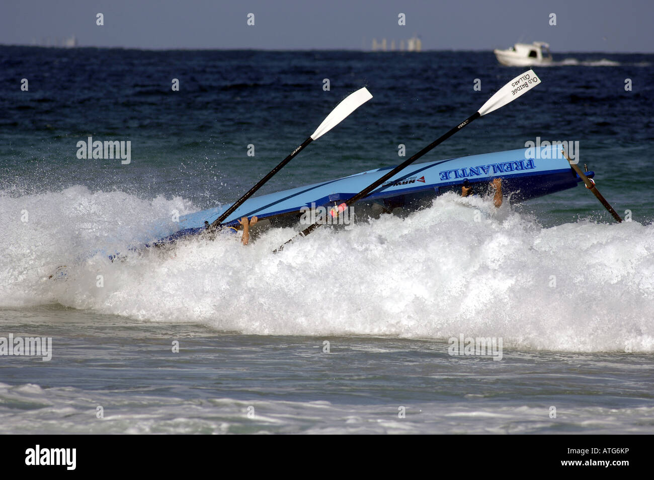 Surf boat capsize hi-res stock photography and images - Alamy