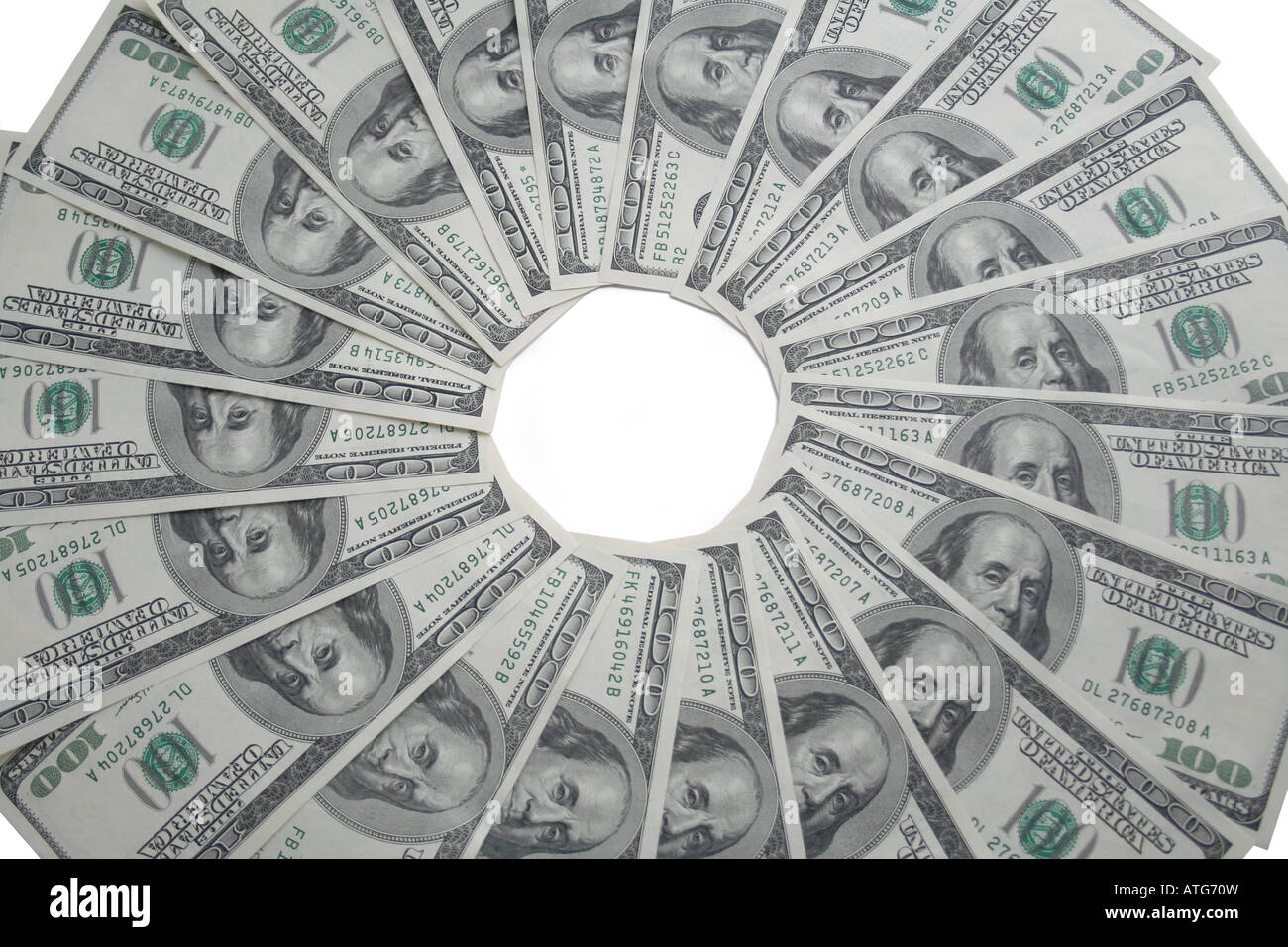 Epicentre Explosion of money Business topic Put something in a center ...