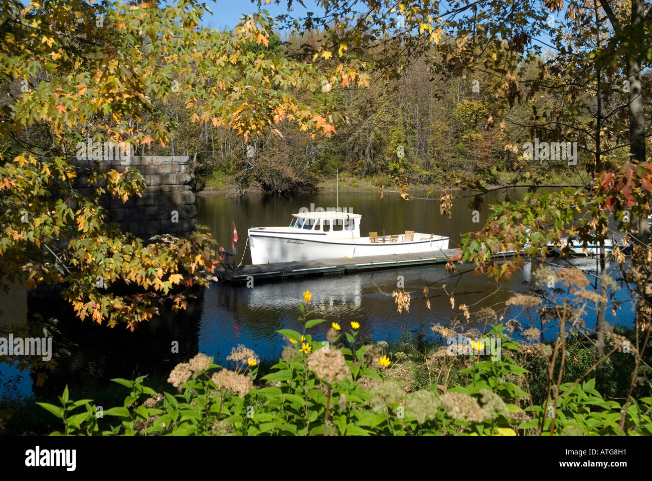 New brunswick fall foliage river hi-res stock photography and images ...