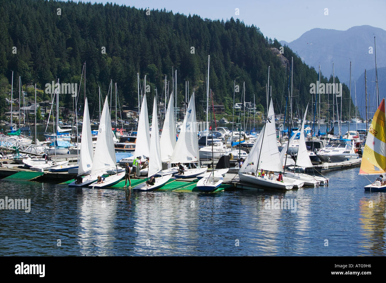 Deep Cove Marina Deep Cove North Vancouver BC Canada Stock Photo - Alamy