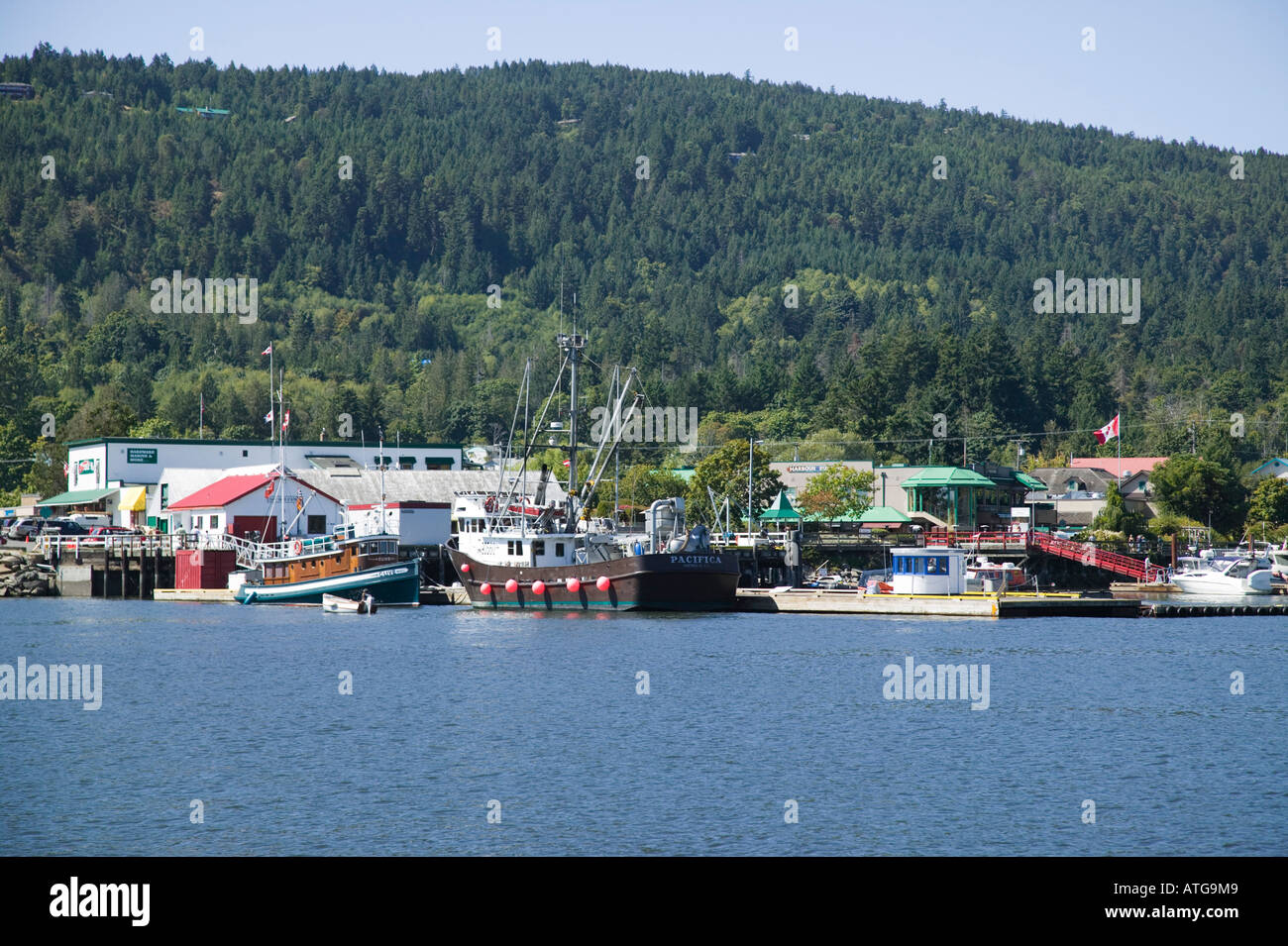 Ganges Salt Spring Island BC Canada Stock Photo - Alamy