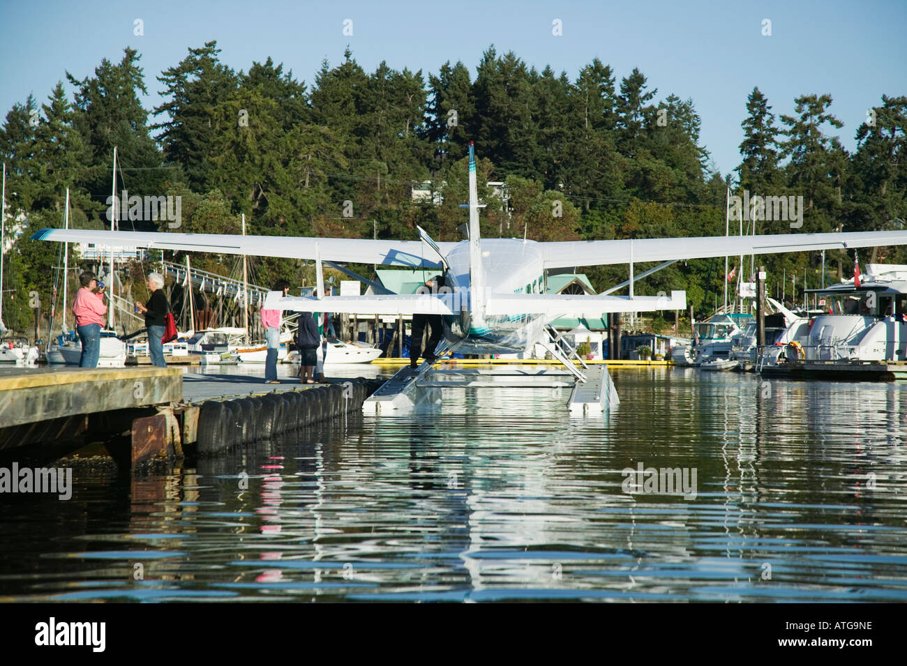 Cessna 208 at Dock Ganges Salt Spring Island BC Canada Stock Photo - Alamy