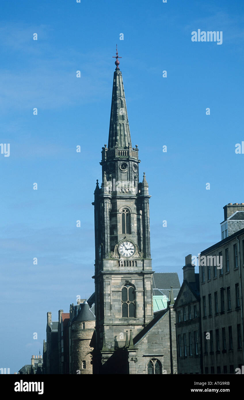 Tron kirk spire royal mile hi-res stock photography and images - Alamy