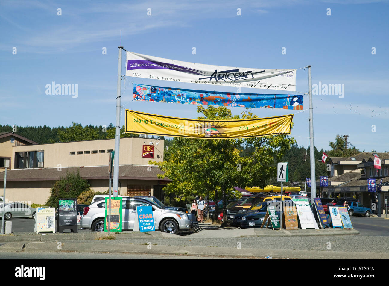 Ganges Salt Spring Island BC Canada Stock Photo - Alamy
