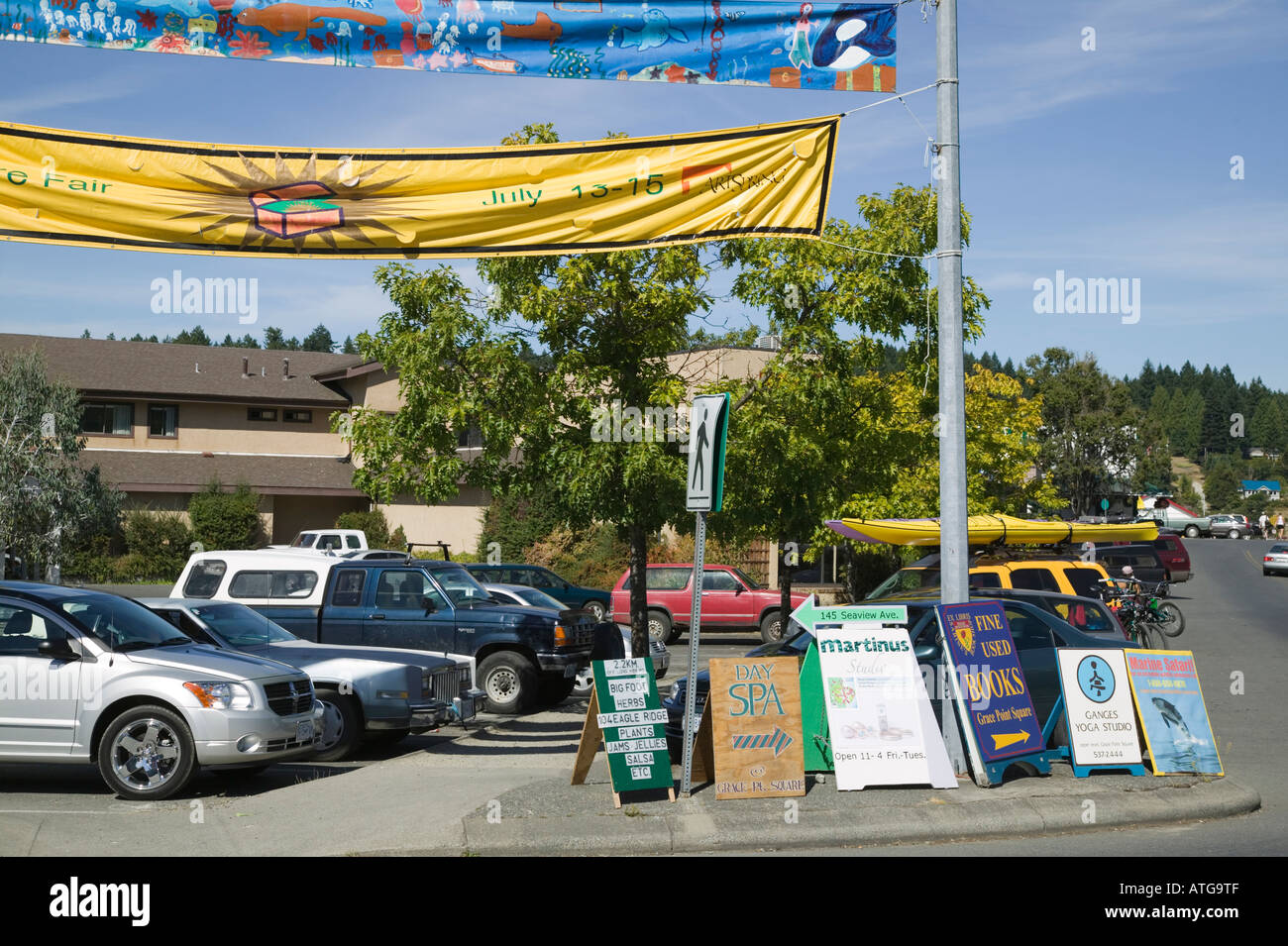 Ganges Salt Spring Island BC Canada Stock Photo - Alamy