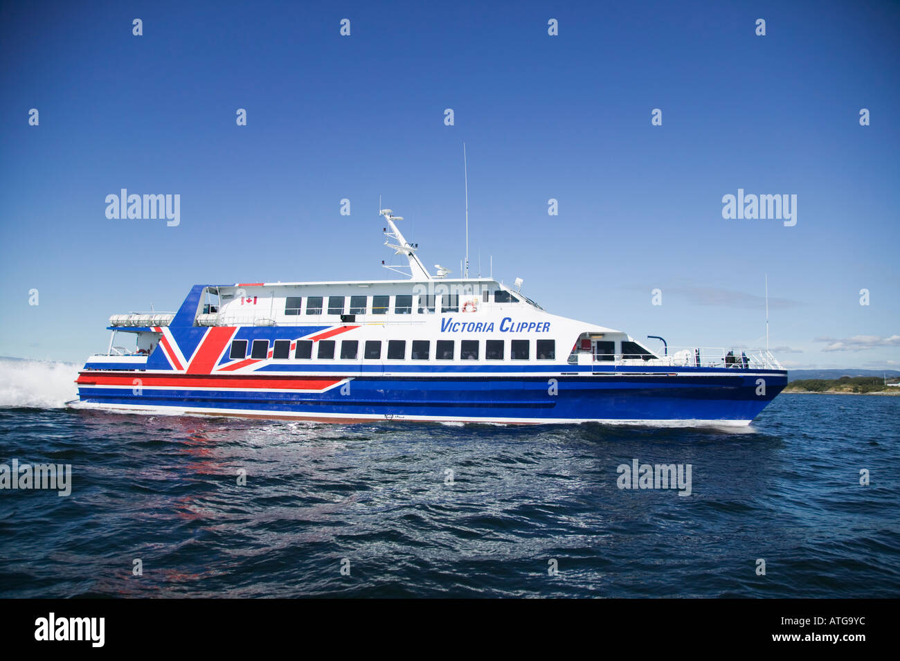 Victoria Clipper Ferry Victoria British Columbia Canada Stock Photo - Alamy
