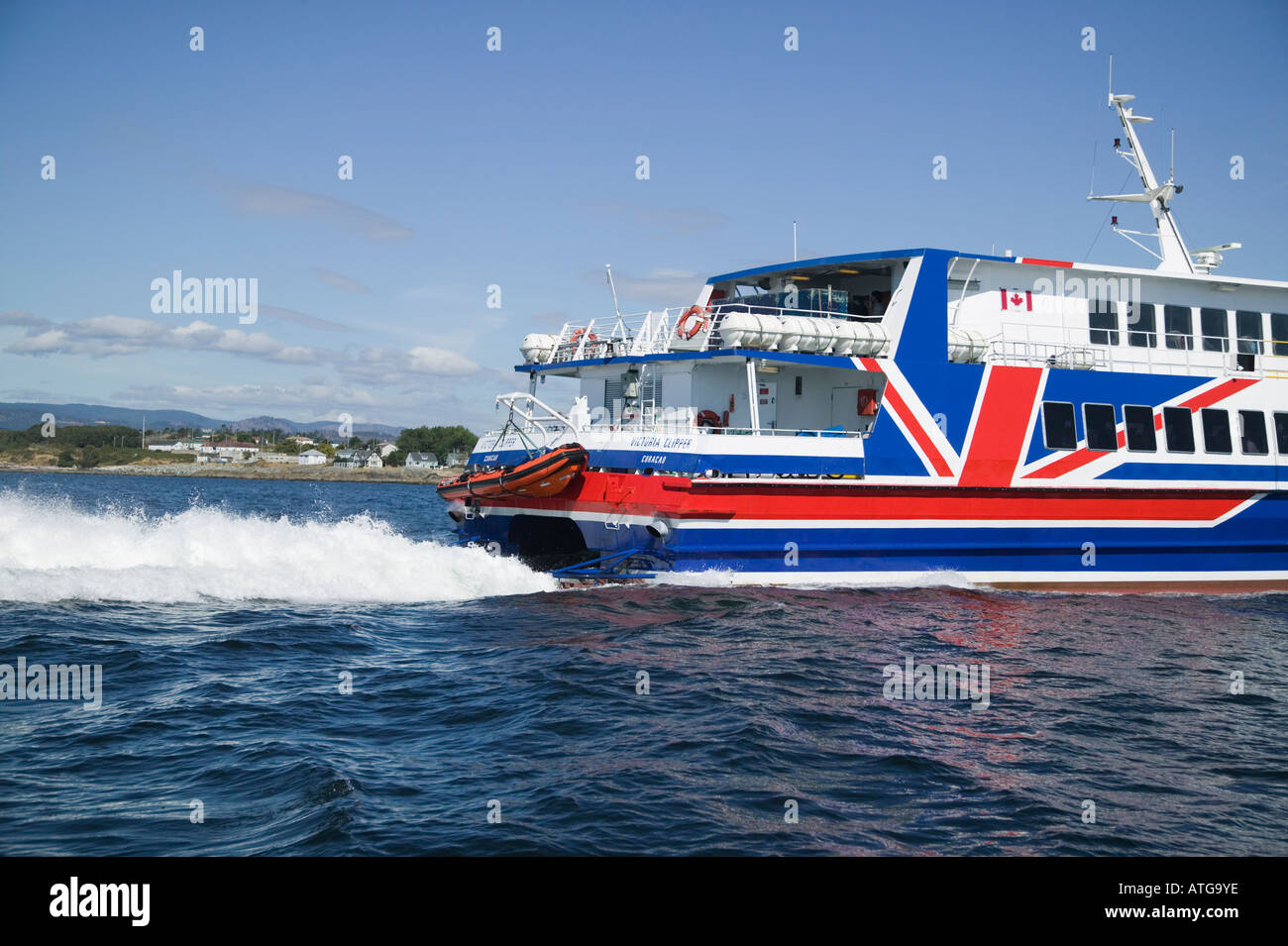 Victoria Clipper Ferry Victoria British Columbia Canada Stock Photo - Alamy