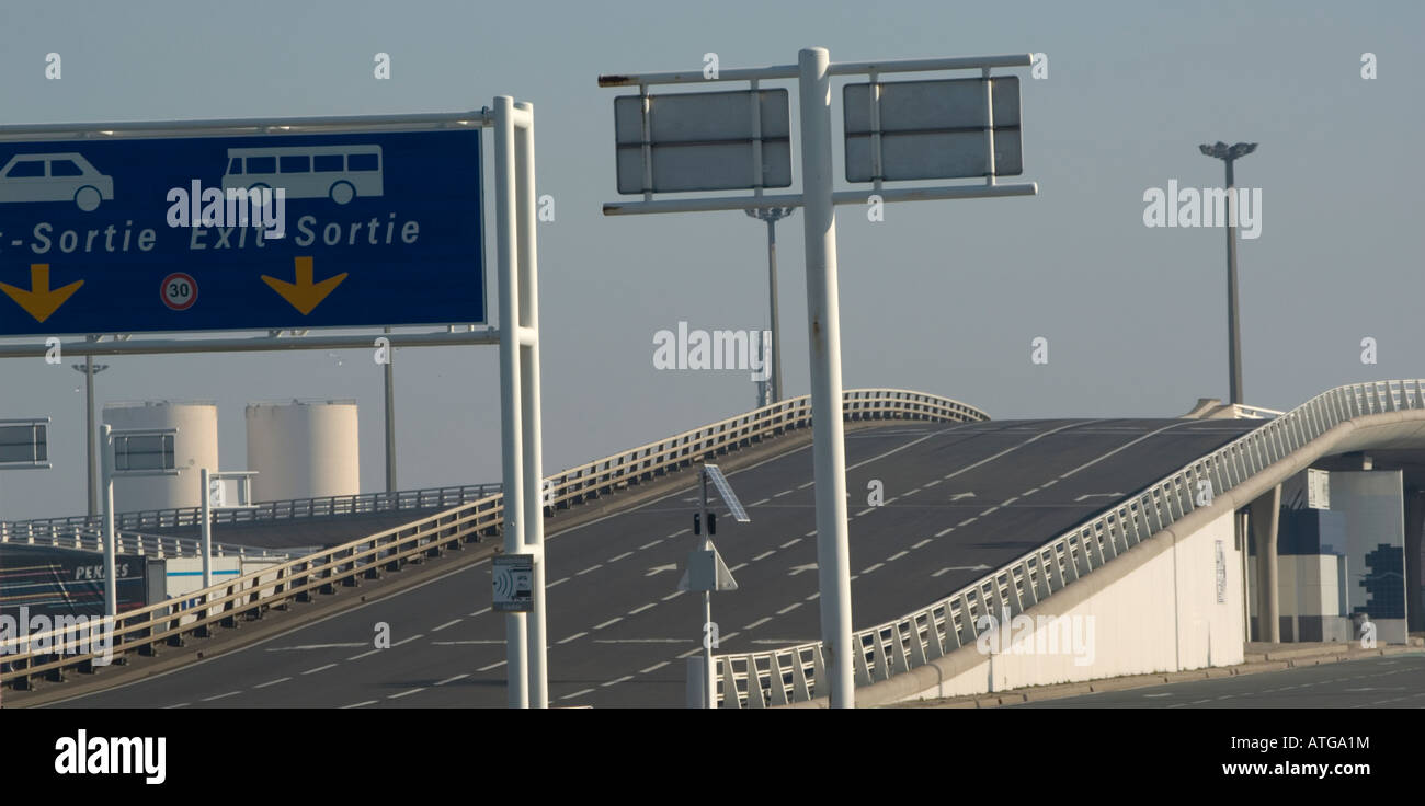 Ferry Terminal Lines Bisecting Stock Photo - Alamy