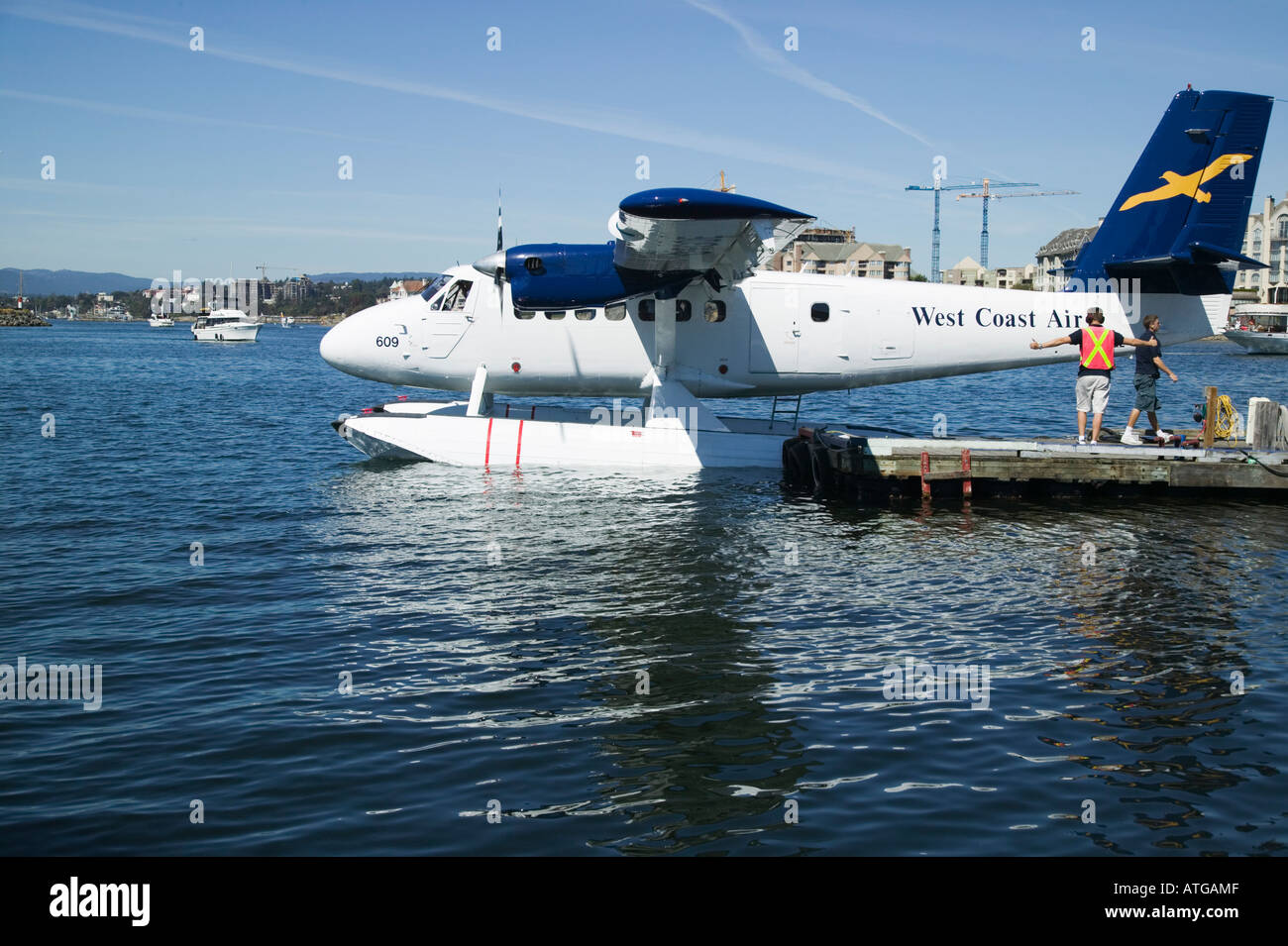 Sea Plane Victoria British Columbia Canada Stock Photo - Alamy