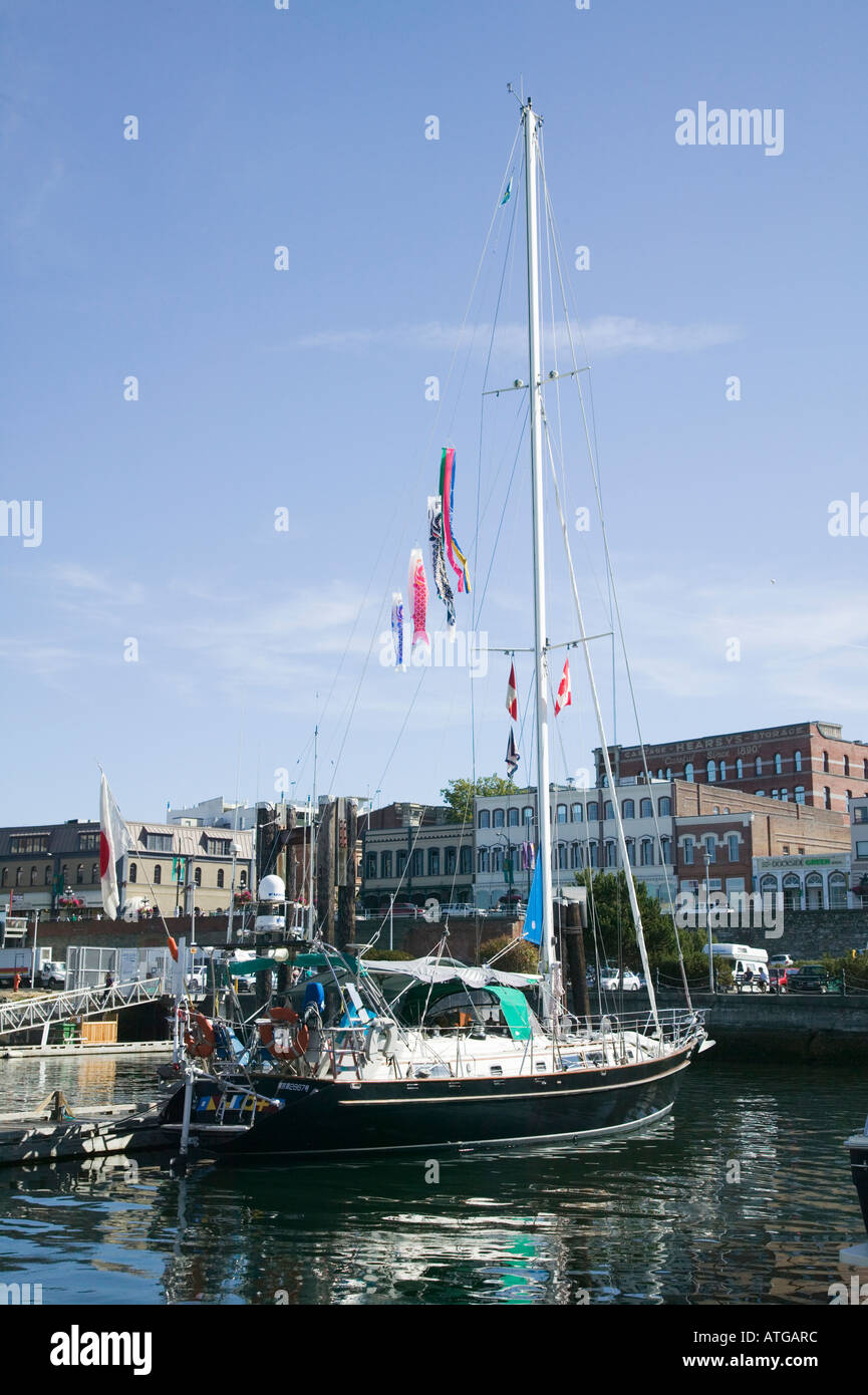 Sailboat Victoria British Columbia Canada Stock Photo - Alamy