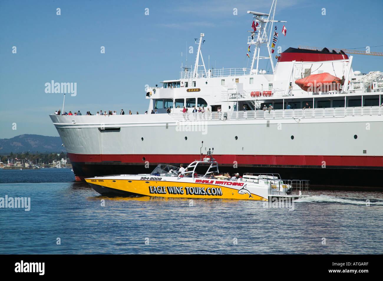 Victoria ferry boat coho canada hi-res stock photography and images - Alamy